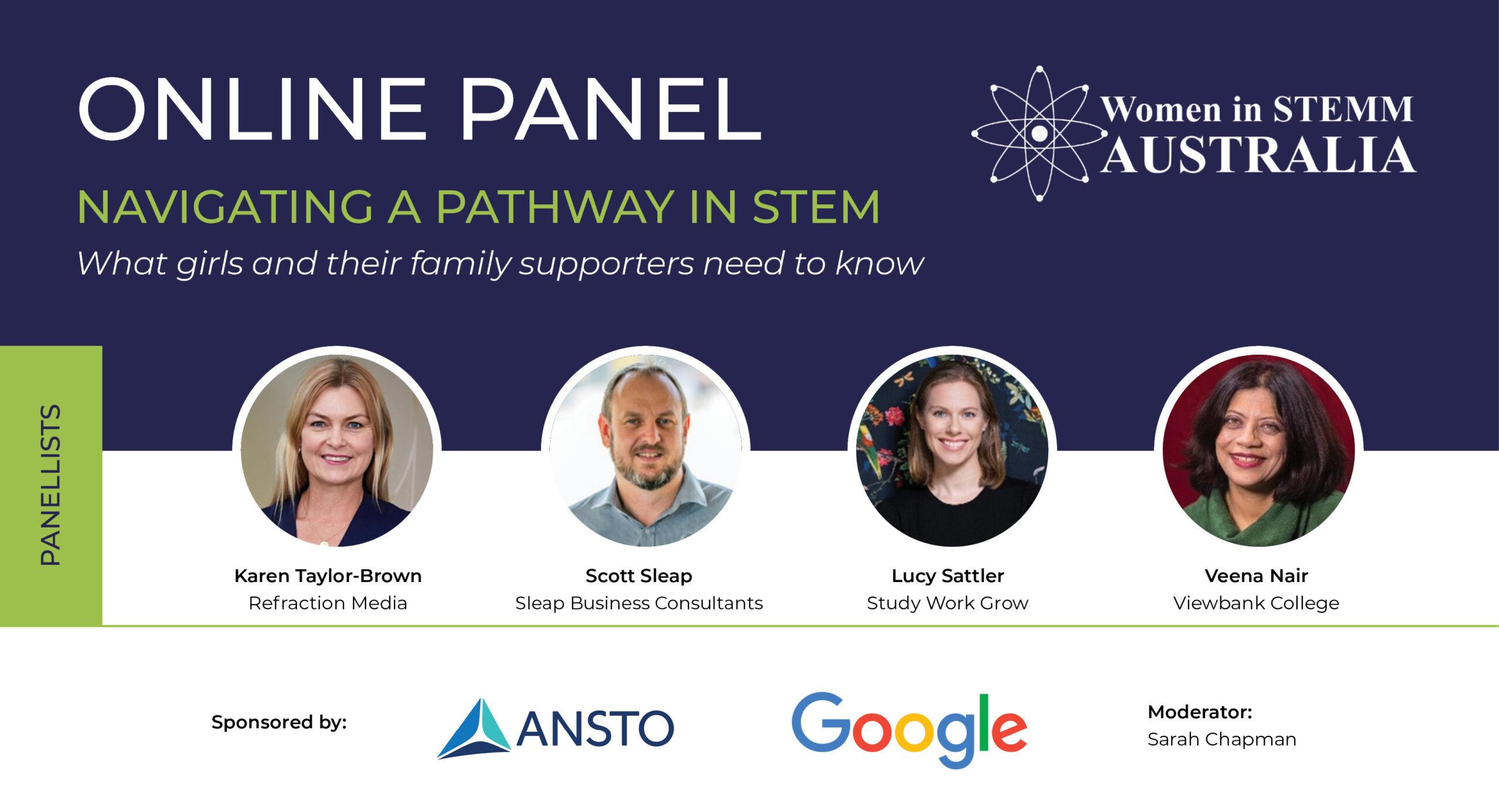 Online Panel: Navigating a Pathway in STEM - What girls and their family supporters need to know ...